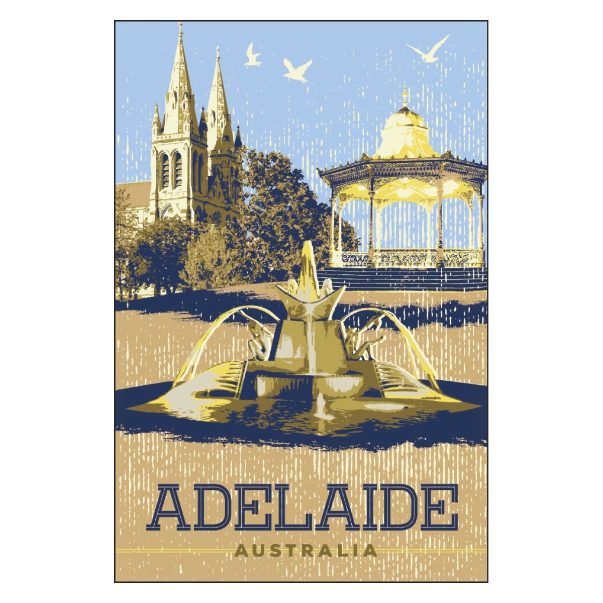 GALLERY MAGNET ADELAIDE vintage - VISIT Brands