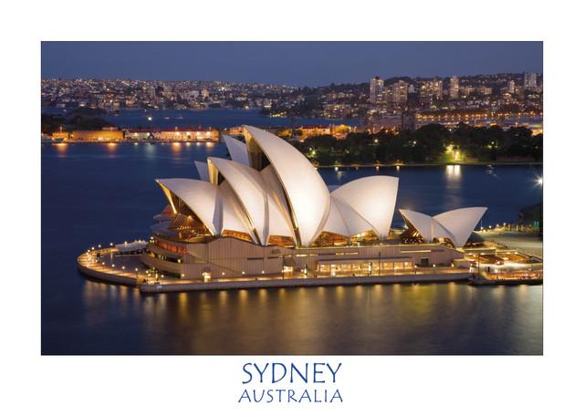 POSTCARD SYDNEY OPERA HOUSE - VISIT Brands