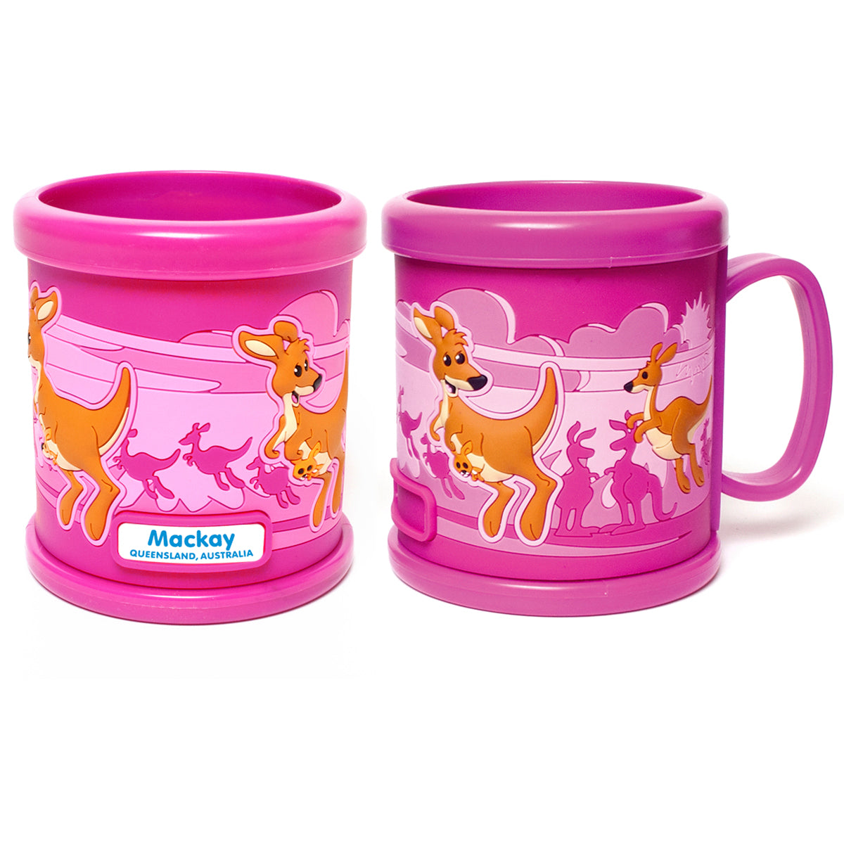 PVC 3D MUG KANGAROO PINK Mackay – VISIT Brands