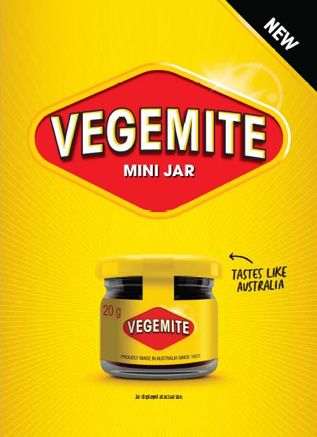 VEGEMITE CARTON MINI JARS 30 X 20g MINI JARS – VISIT Brands