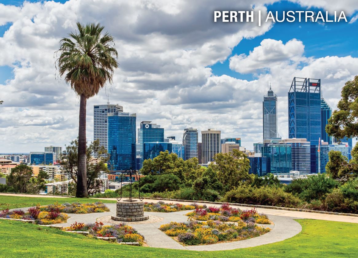 POSTCARD PERTH FROM KINGS PARK – VISIT Brands