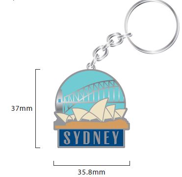 KEYRING SYDNEY OPERA HOUSE AND BRIDGE VINTAGE – VISIT Brands