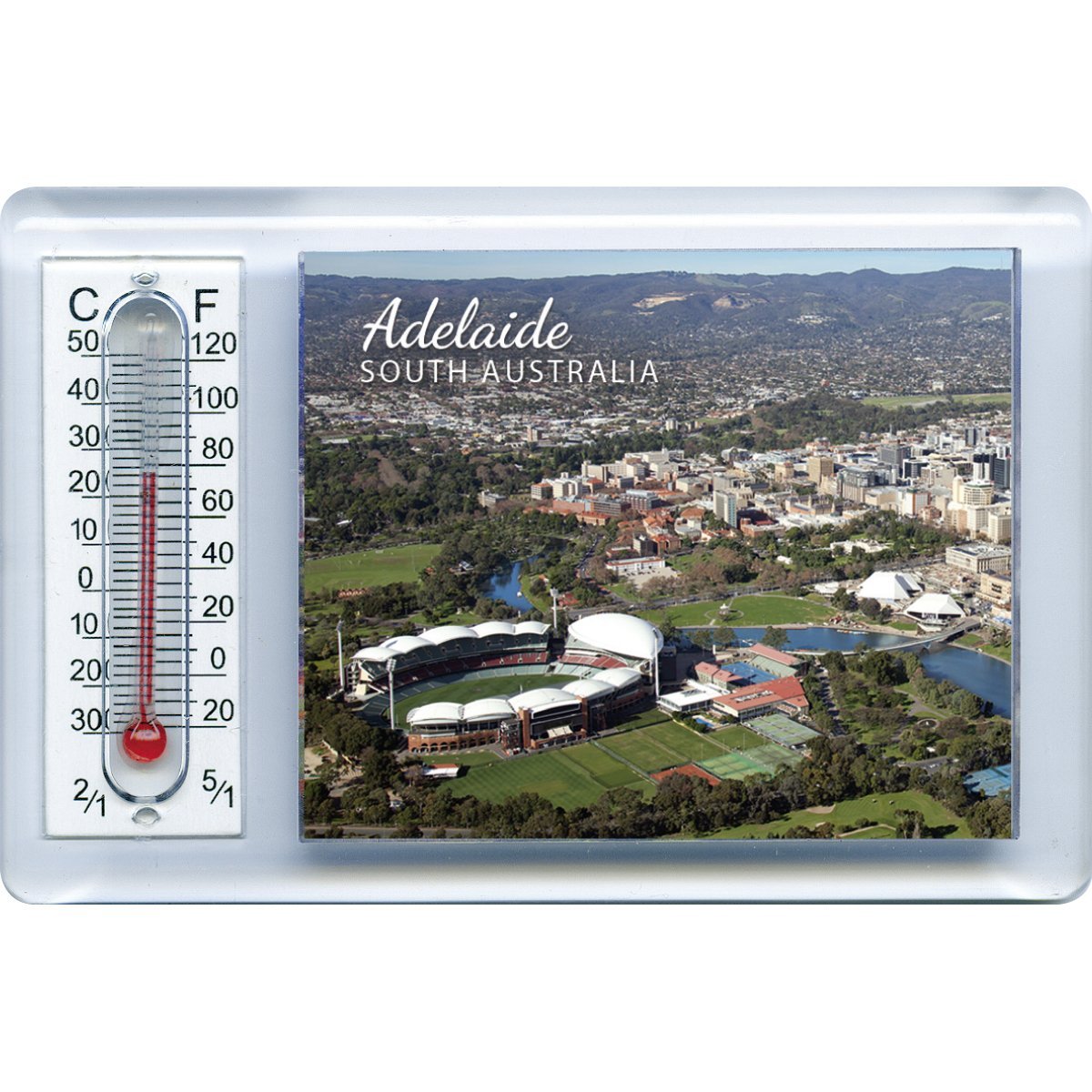 THERMOMETER MAGNET ADELAIDE AERIAL – VISIT Brands