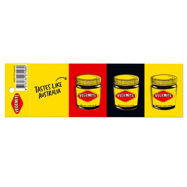 STICKER digital VEGEMITE POP ART ILLUSTRATION 200x60mm - VISIT Brands