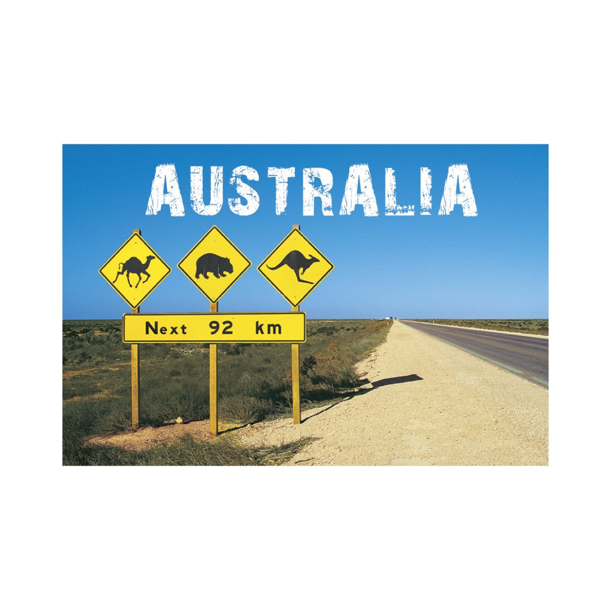 GALLERY MAGNET AUSTRALIA road sign - VISIT Brands