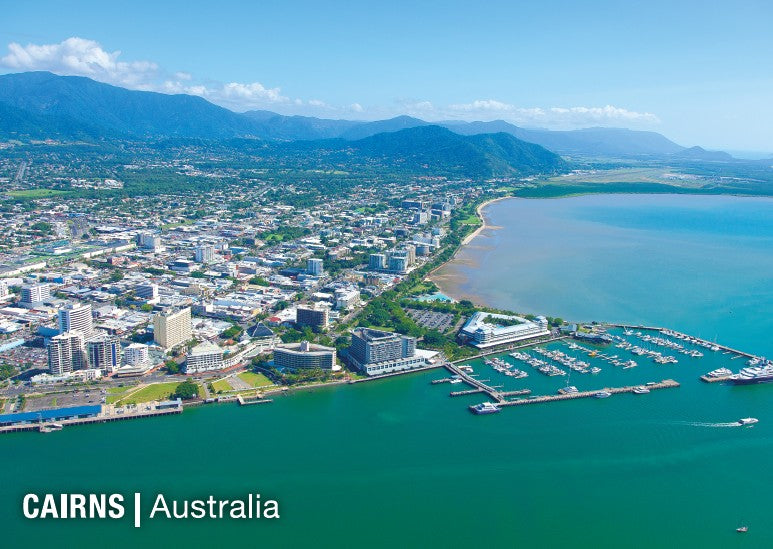 POSTCARD CAIRNS aerial – VISIT Brands