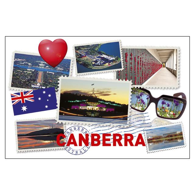 GALLERY MAGNET CANBERRA stamps - VISIT Brands