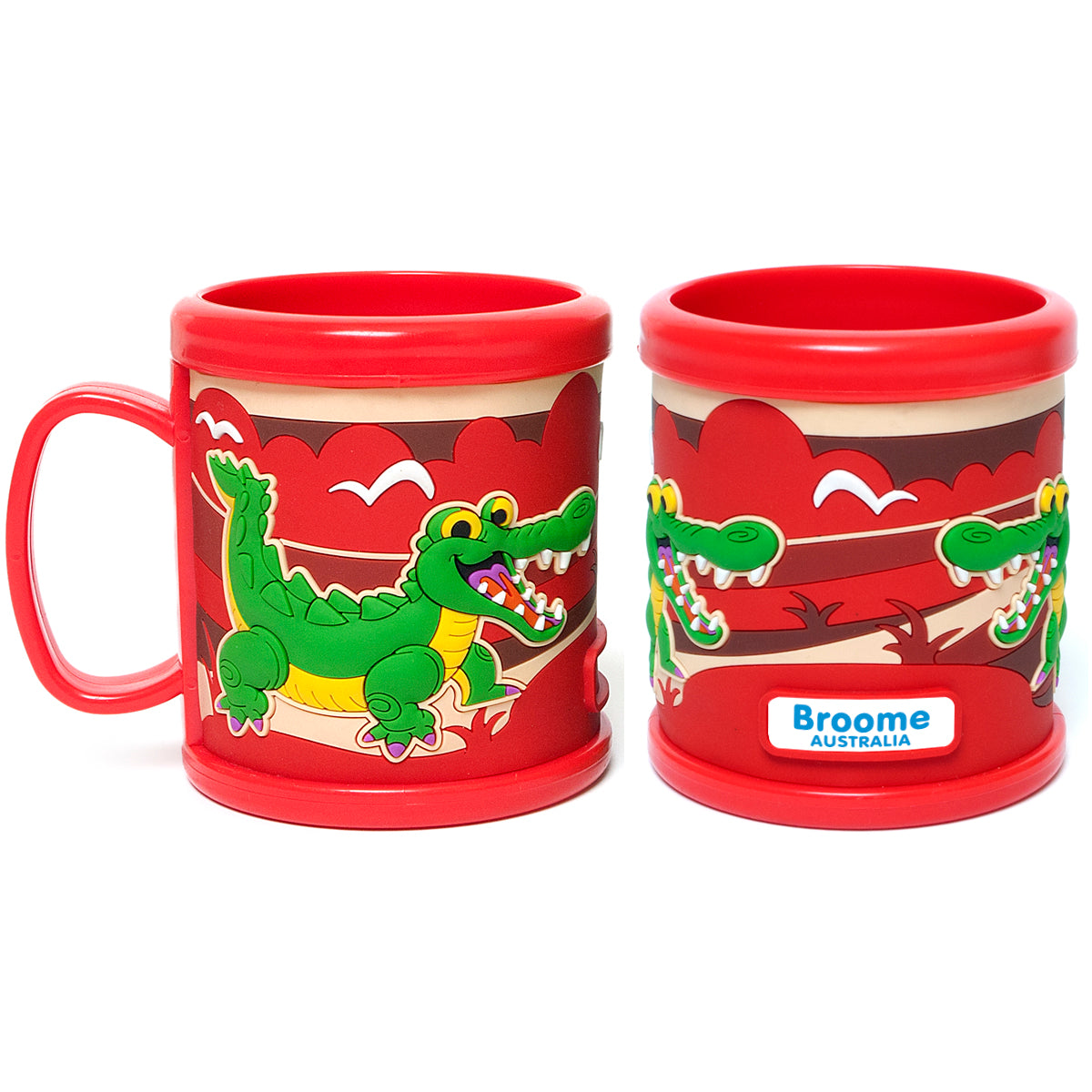 PVC 3D MUG COMIC CROCODILE RED BROOME – VISIT Brands
