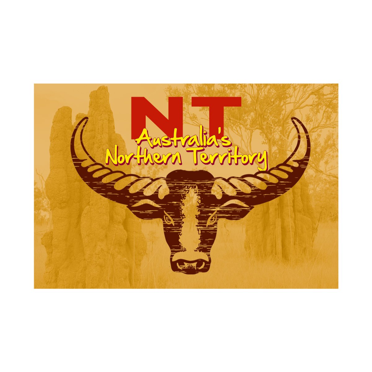 GALLERY MAGNET NT buffalo head - VISIT Brands